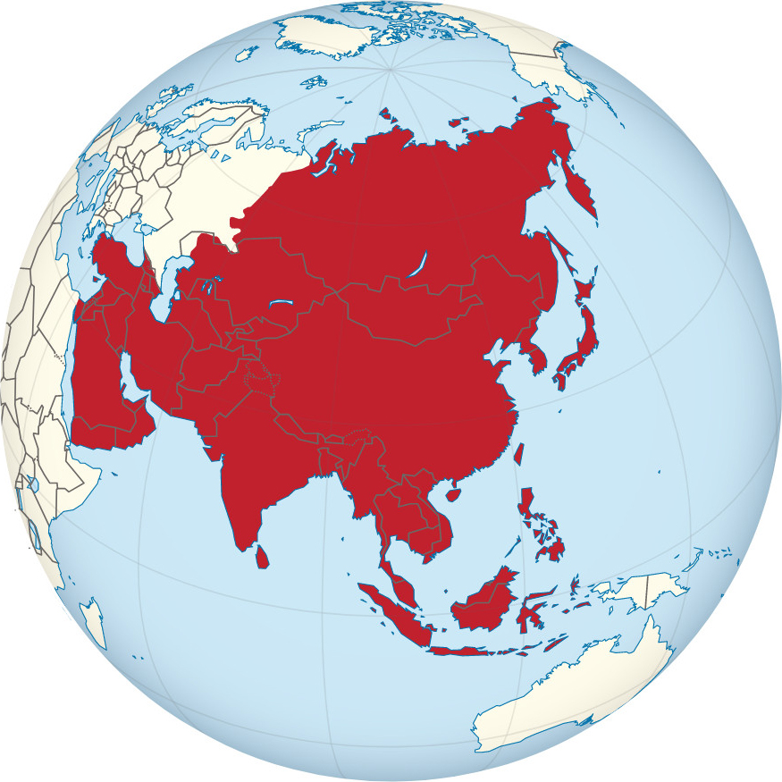 Ázsia országainak fővárosai, területe, népessége - adat.one